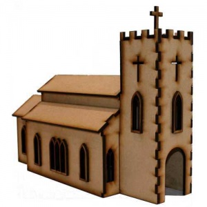 Medieval Church - MDF Building Kit